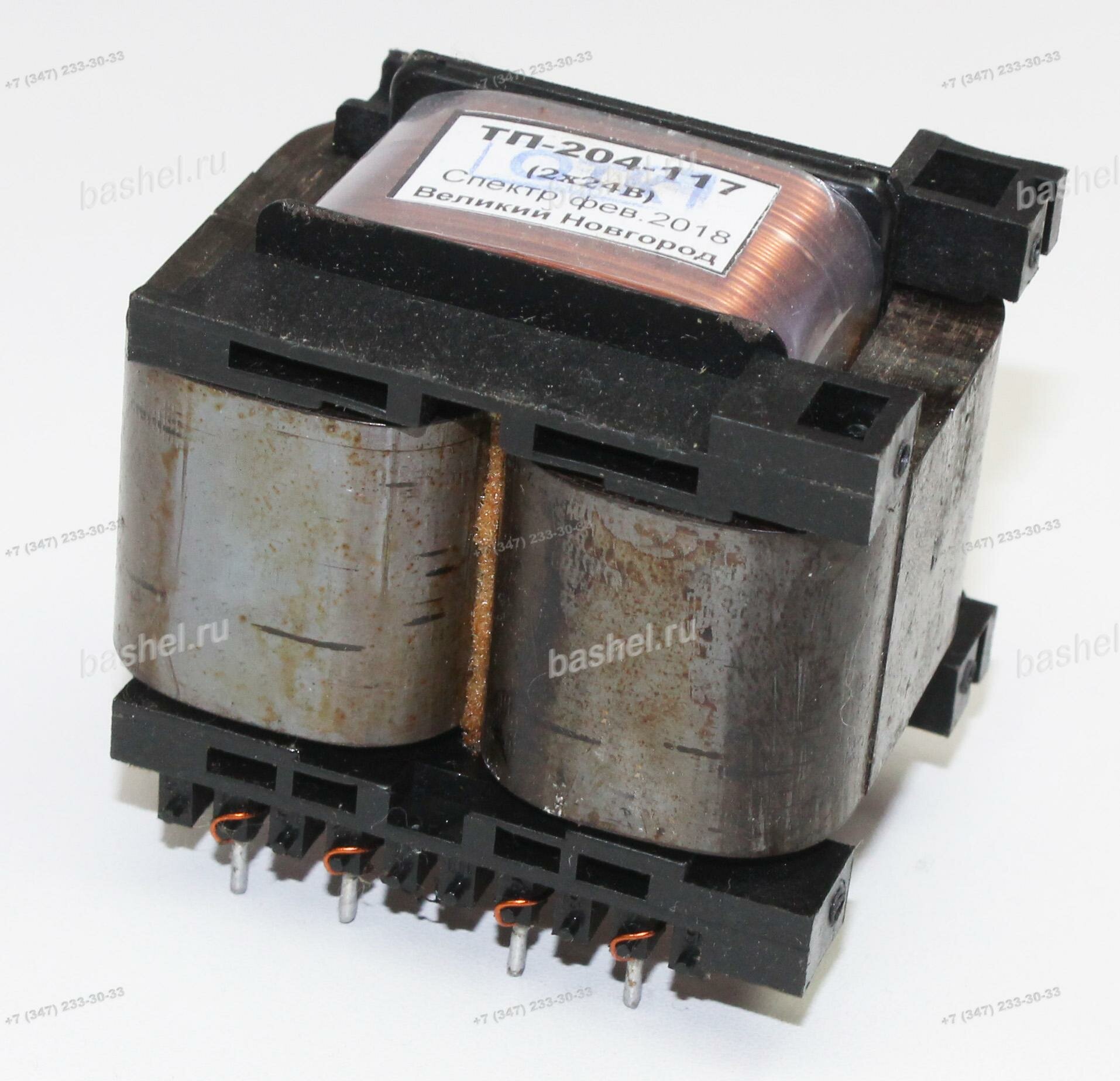 Трансформатор силовой ТП204-117 (19 Вт) 2*24В хх