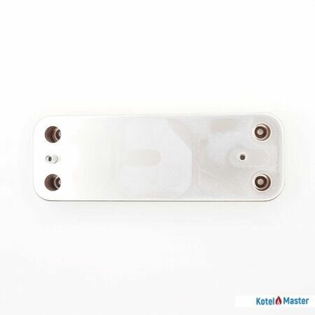Теплообменник ГВС 166мм 16пл 17B2071606 Baxi, Ariston 998483 Фероли 39842130 Protherm 00201185