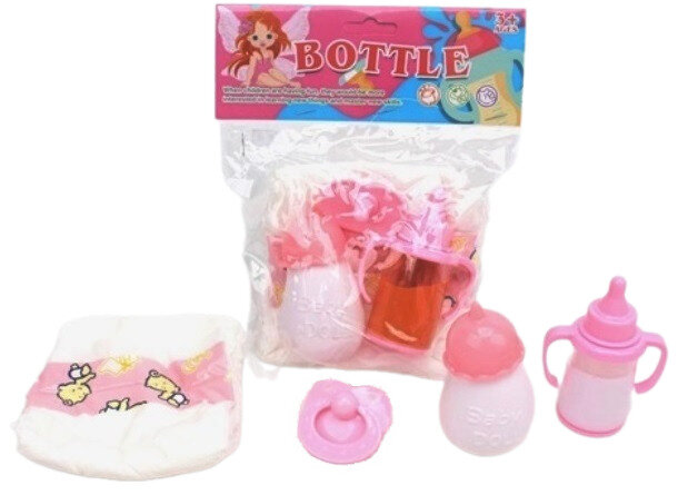 Набор для кормления пупса (4 предмета) в пакете