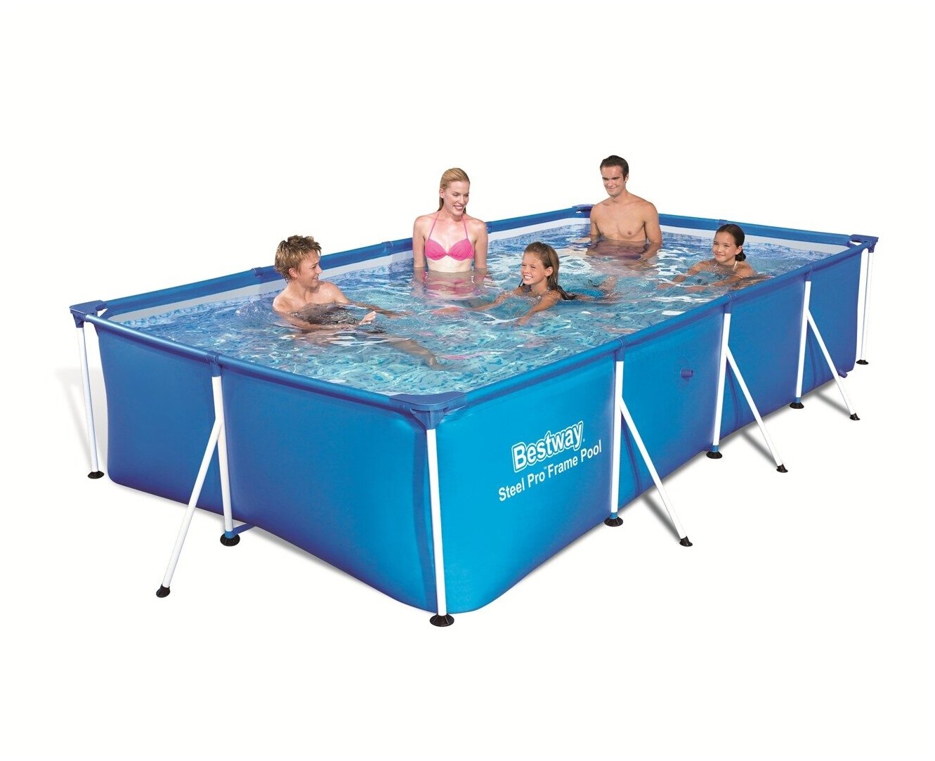 Бассейн каркасный прямоугольный Bestway 400x211x81 см 5700 л