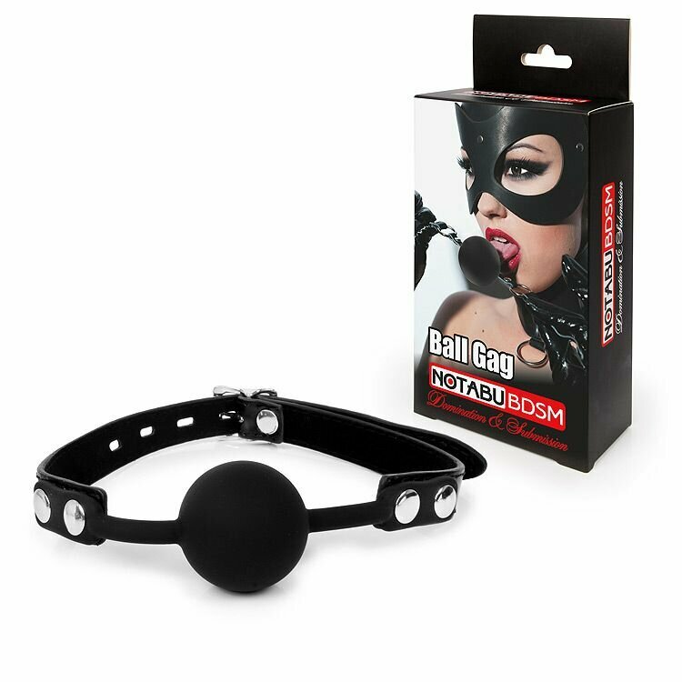 NTB-80464 Кляп, L=62 см, D=4 см, цвет чёрный