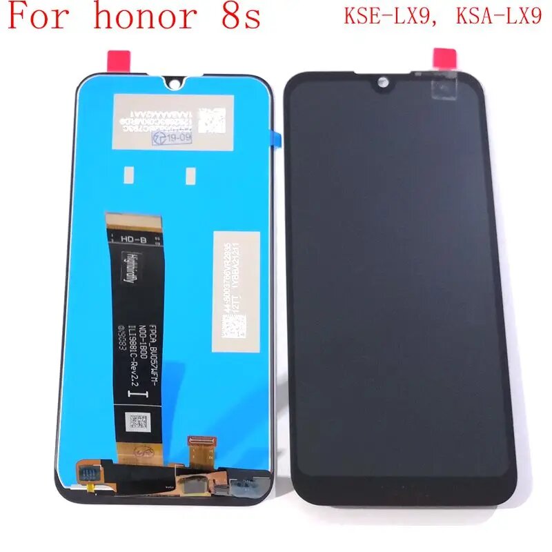 Для Huawei honor 8S KSE-LX9 KSA-LX9 ЖК-дисплей + Сенсорное стекло дигитайзер Замена для honor8s Lcd