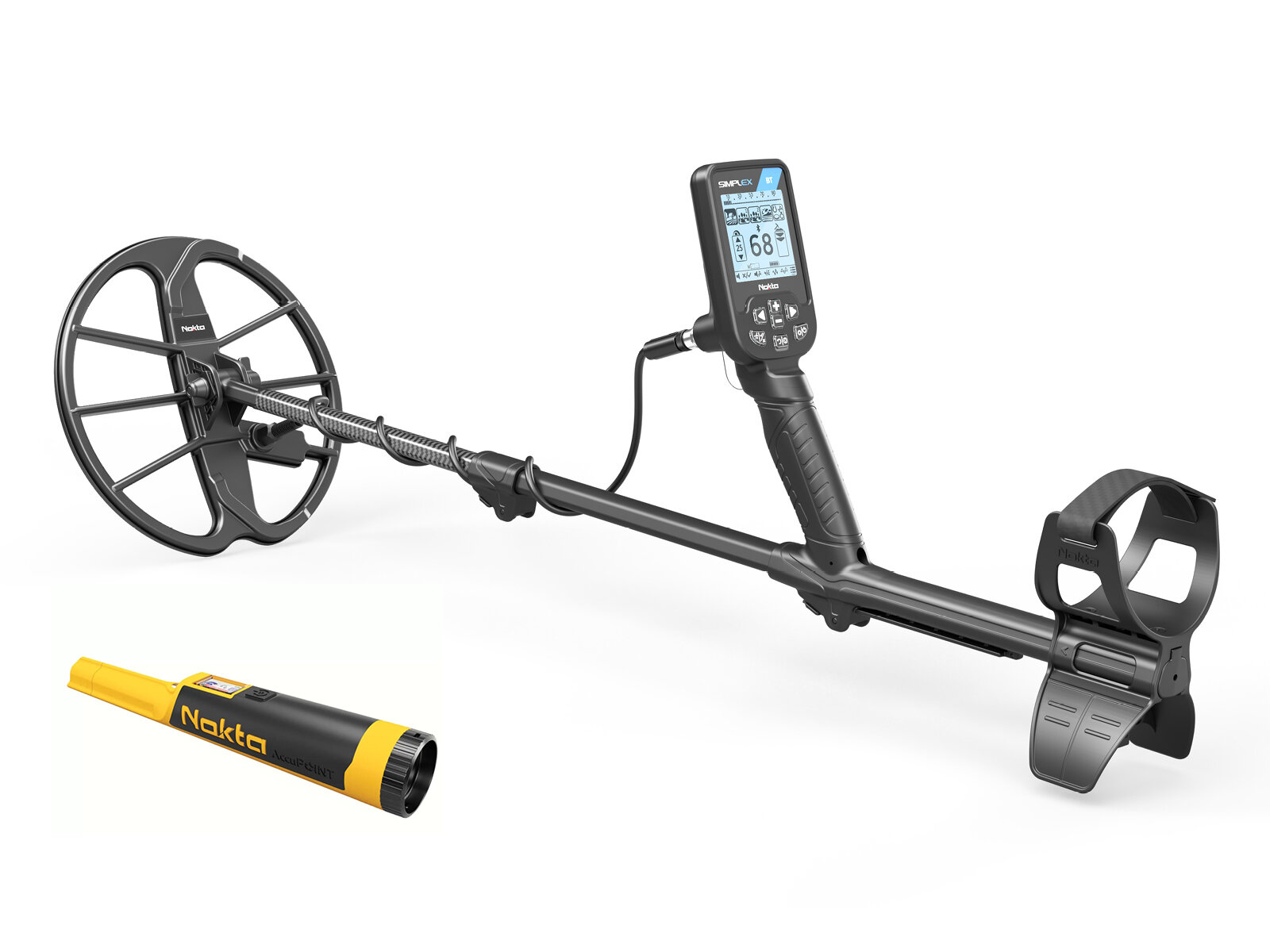 Металлоискатель Nokta Makro Simplex, с пинпоинтером AccuPoint