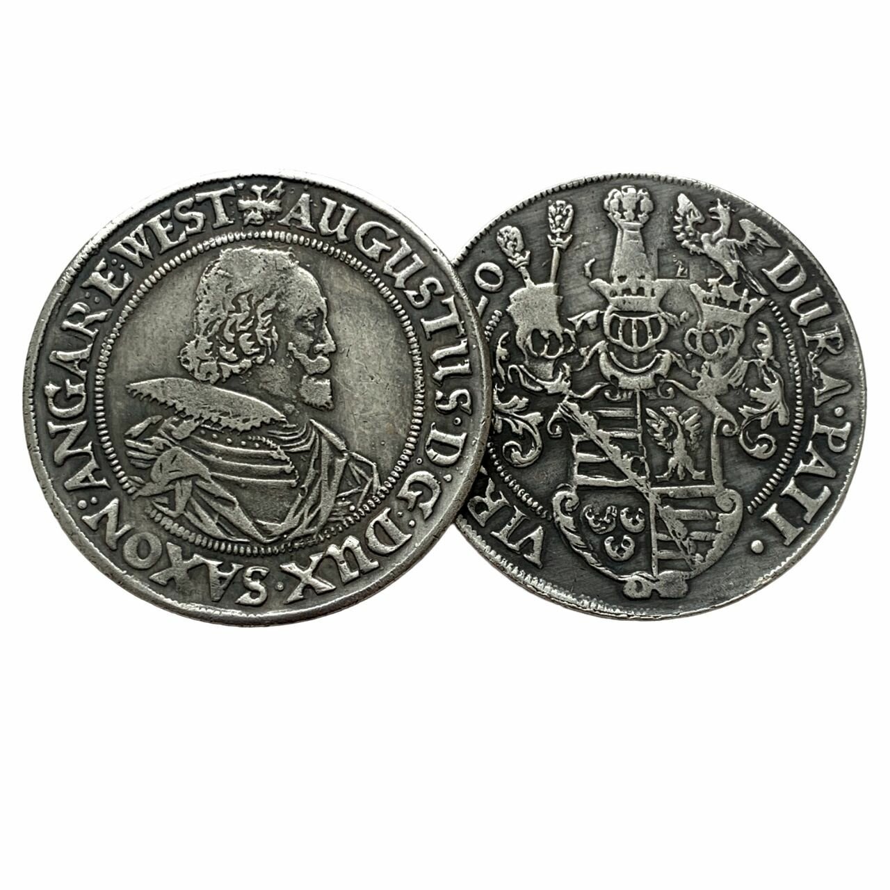 Талер 1620 года. Германия, Саксония. Средневековая Европа. Вес 26 гр , диаметр 41 мм. Коллекционная монета.