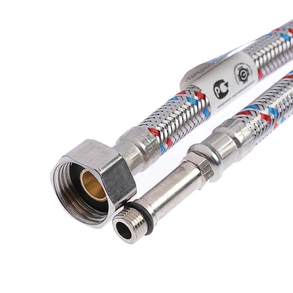 Подводка для смесителей Мх10 60 см (длинный штуцер)