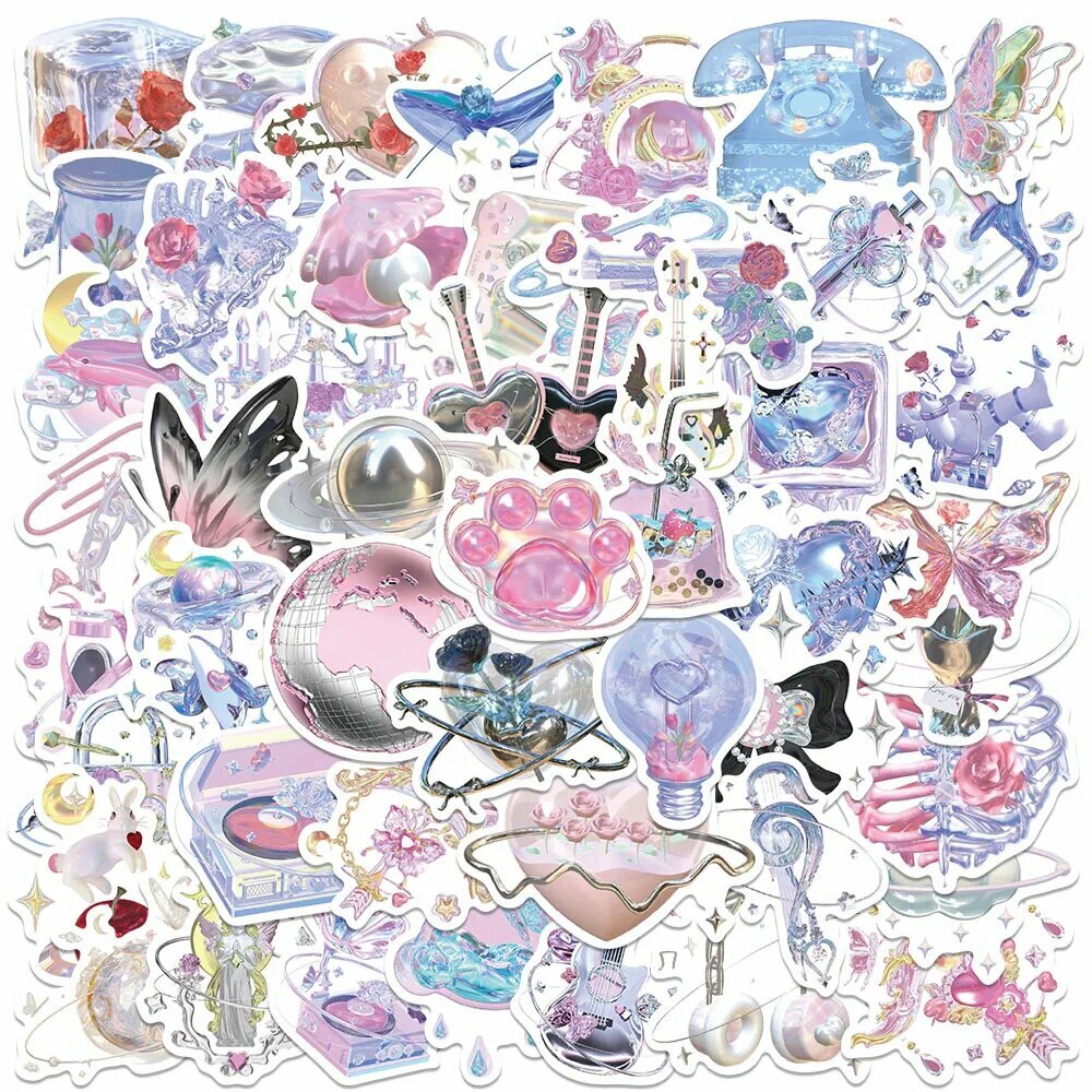 3D наклейки Mint Mambo Soda Green 10/50 шт. UU276-50 PCS