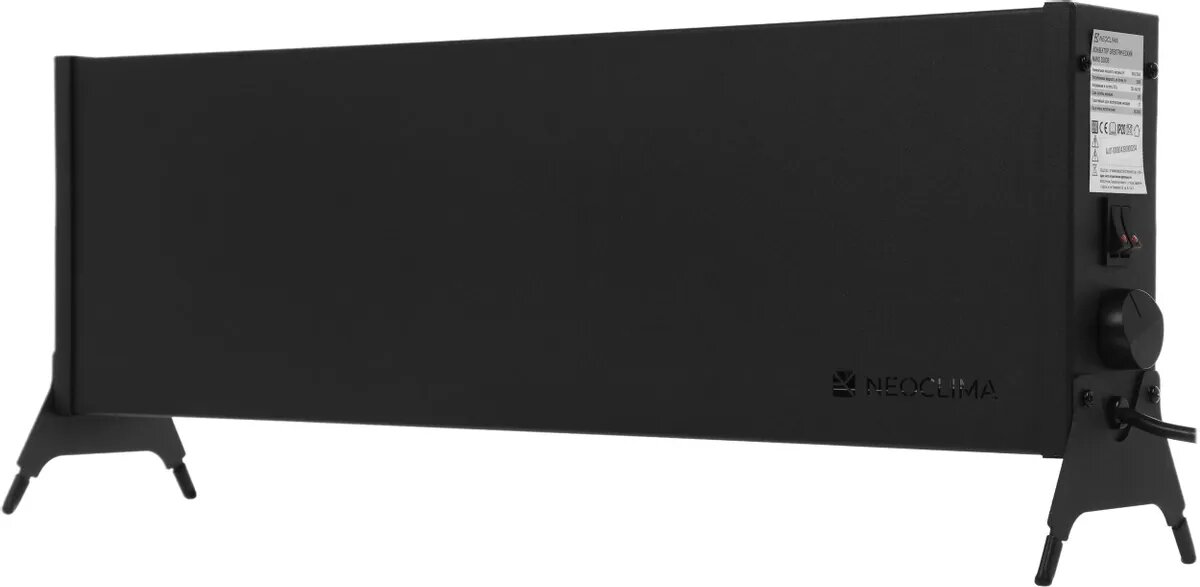 UT-00000439 / Конвектор Neoclima Nano, 2000Вт, с терморегулятором, черный [ut-00000439]