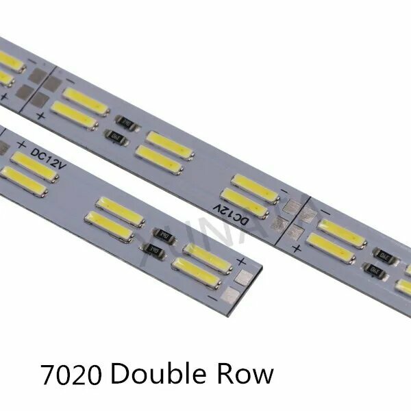 Светодиодная лента 7020 Double Row, 50 см, 5 шт