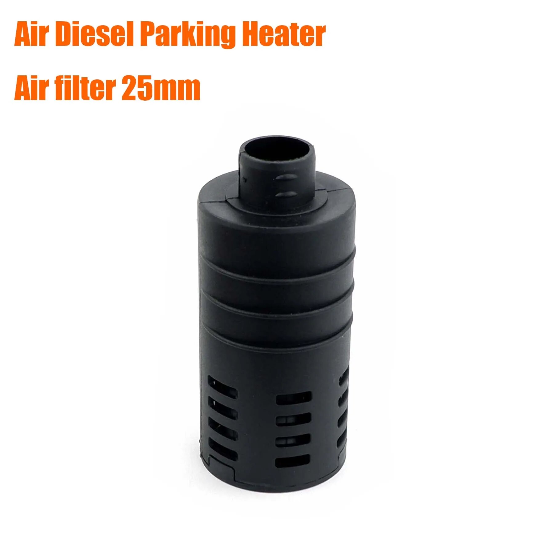 25 мм впускная труба глушителя воздушного фильтра, подходит для дизельного обогревателя Webasto Eberspacher Tool, черный