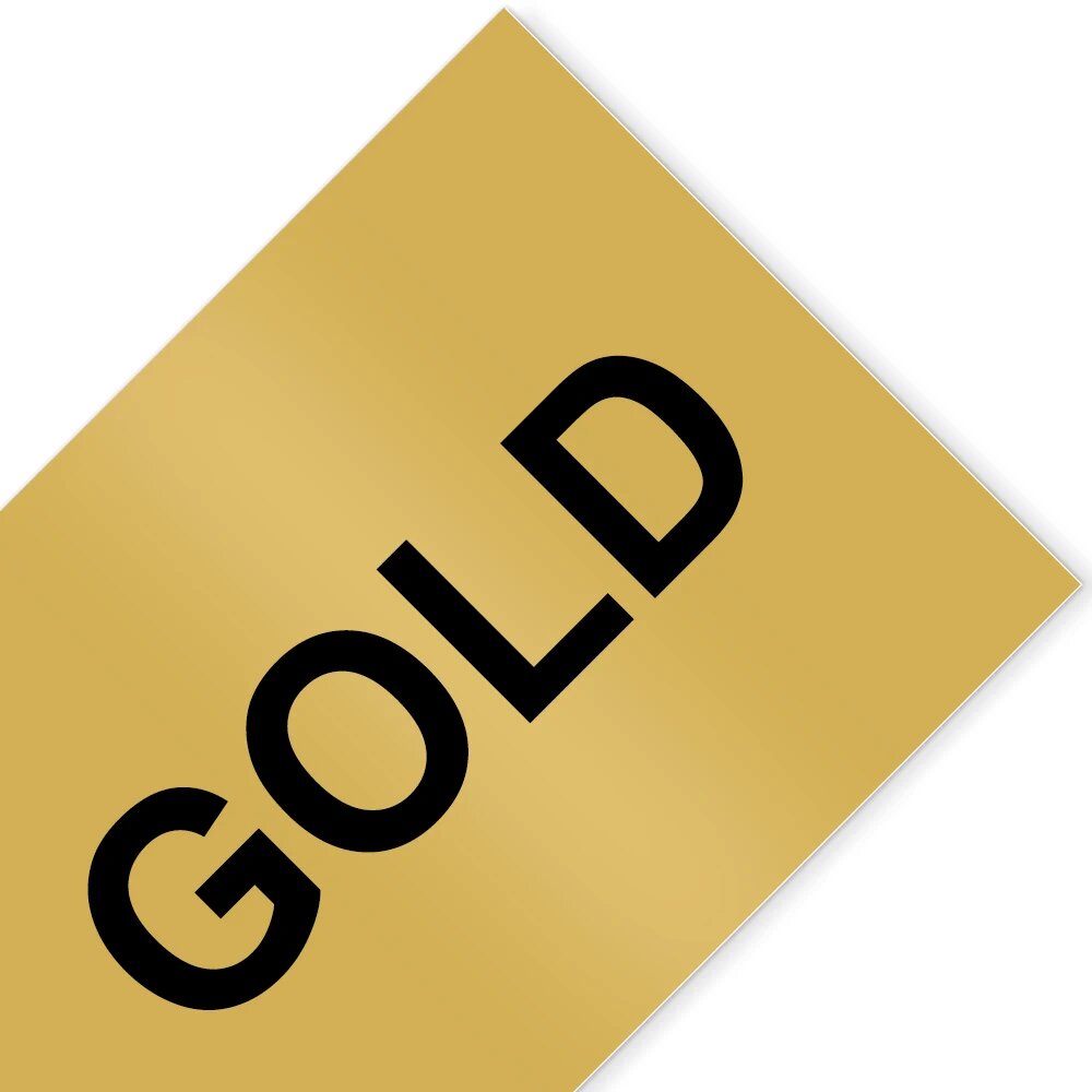 Лента для этикеток Dymo 12 мм Black on Gold