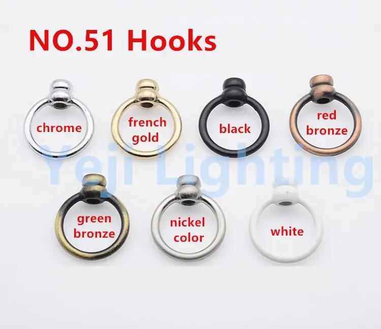 Подвесные кольца для светильников No.51 диаохуан nickel color