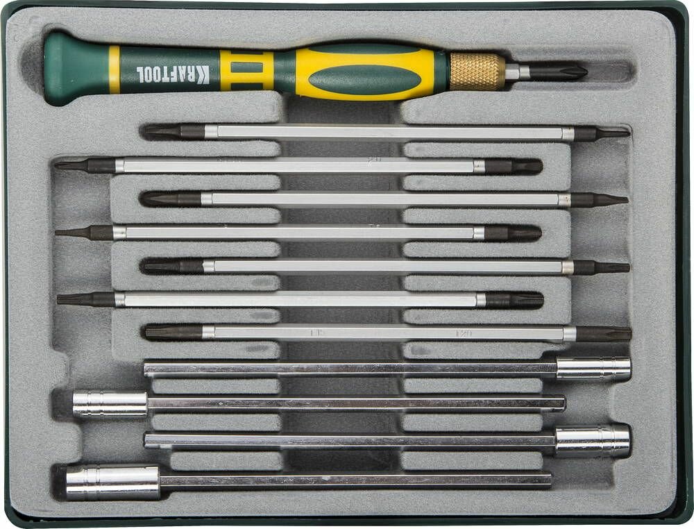 KRAFTOOL Precision-20, 12 предм, отвертка для точных работ (25611-H12)