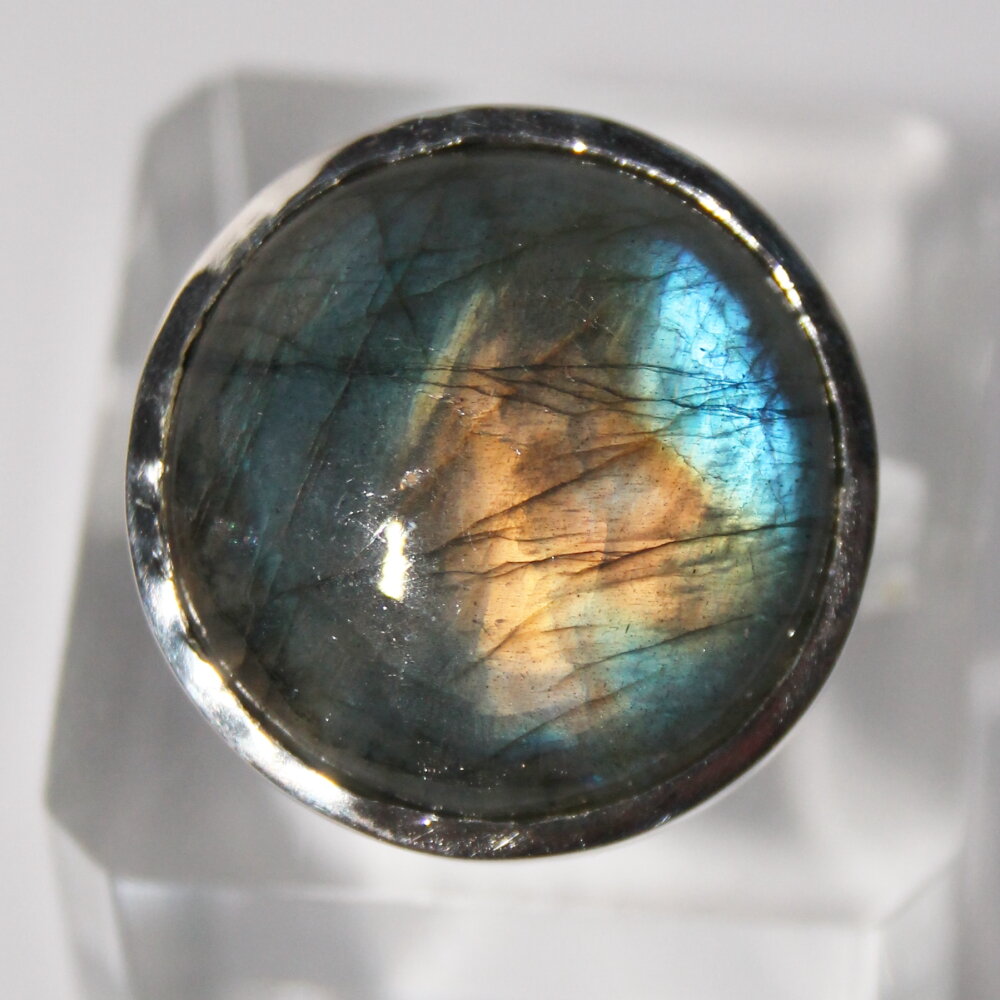 Кольцо, лабрадорит