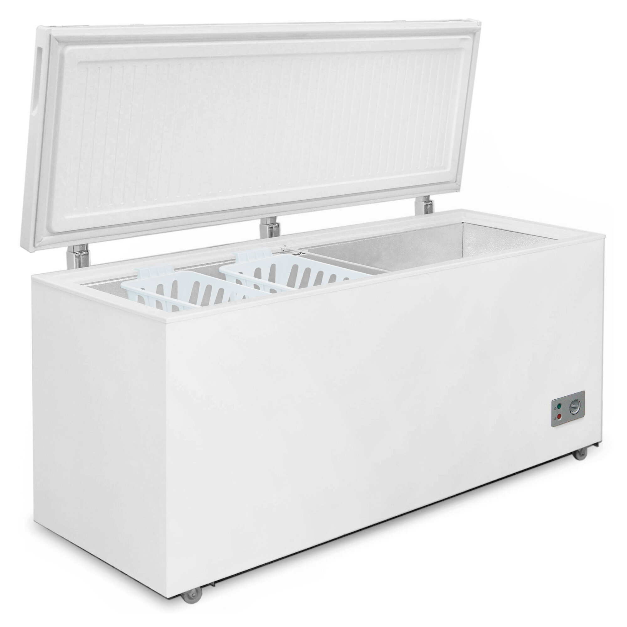 Морозильный ларь Бирюса 560KХ, на колесах, с подсветкой, с суперзаморозкой, 510л