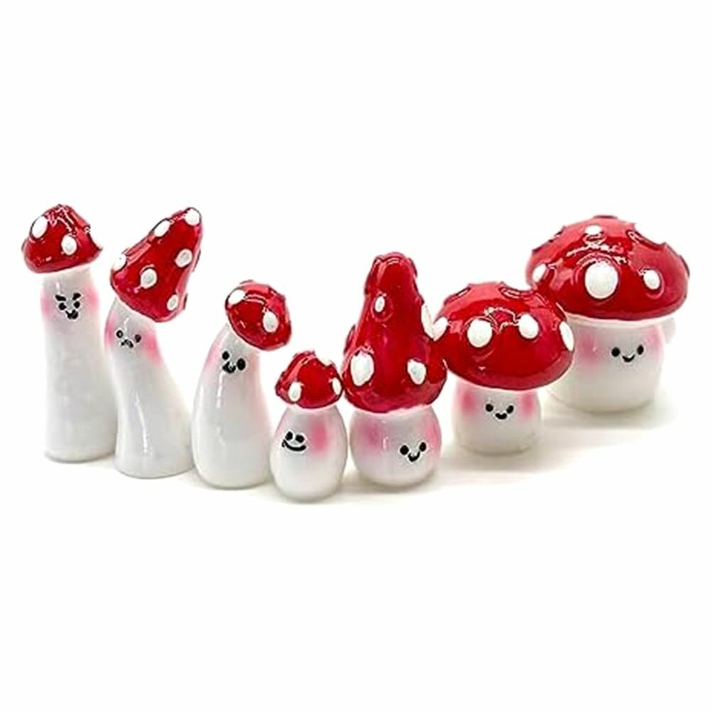Шт. Мини-грибов для поделок Little Fairy Garden Tiny Mushroom Deco