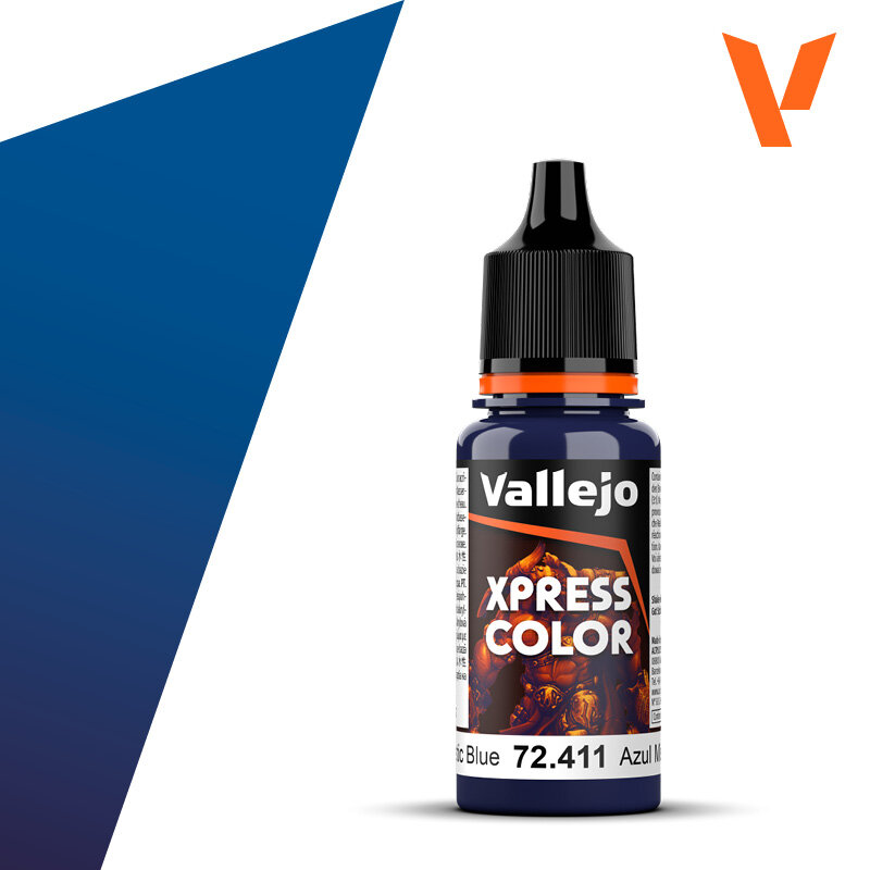 Краска 72411 Vallejo серии Game Color Xpress Mystic Blue (Мистический Синий Цвет) 18мл