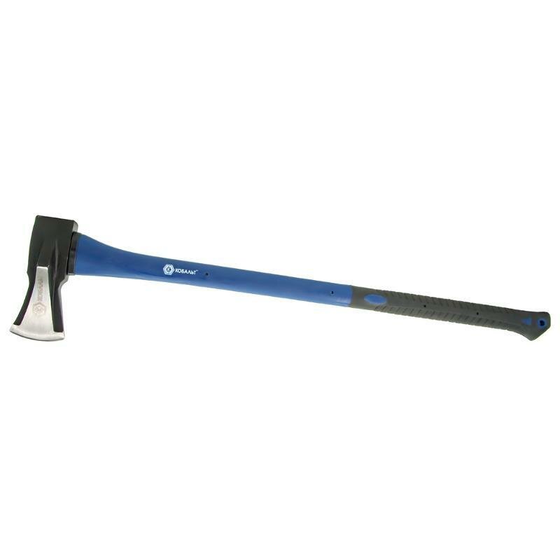 Топор -колун кобальт 2000г, Ушастый, фибергласовая рукоятка