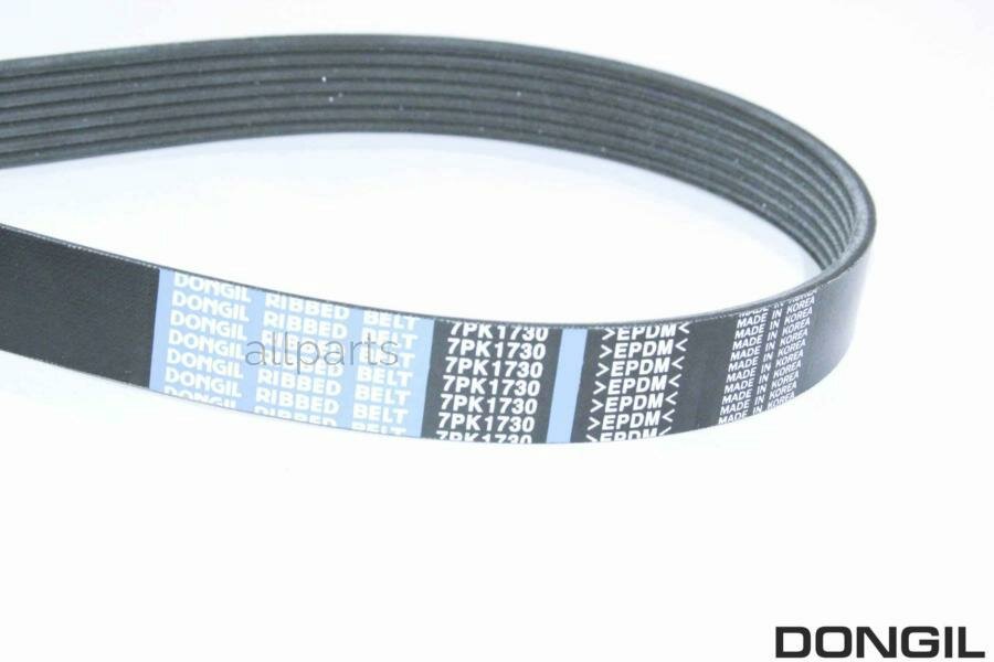 DONGIL 7PK1730 Ремень приводной Honda CR-V 01-06 / Nissan Note 05-13 K20A; K20A4; K20A5; K24A; K24A1; YD25DDTI