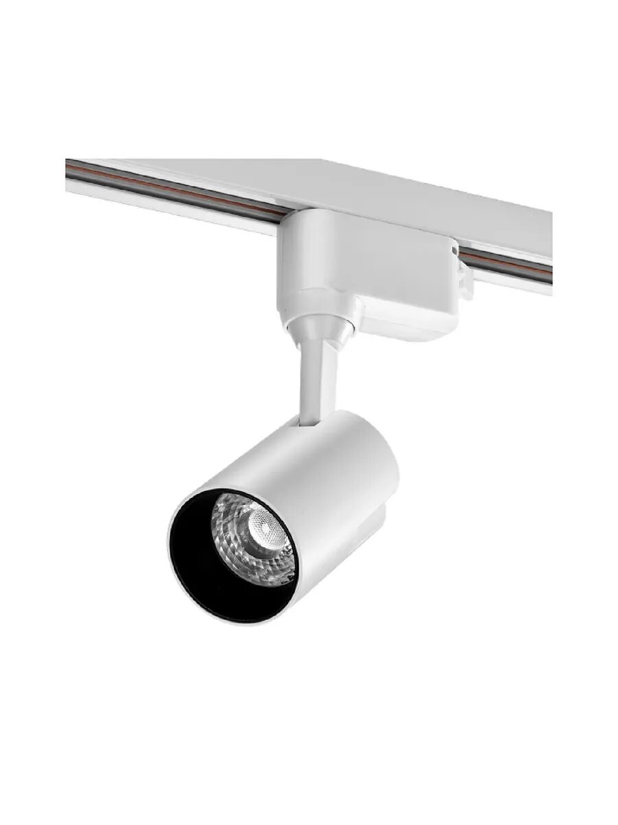 Трековый светодиодный светильник WOLTA WTL-15W/01W 15Вт 4000К IP40 Белый