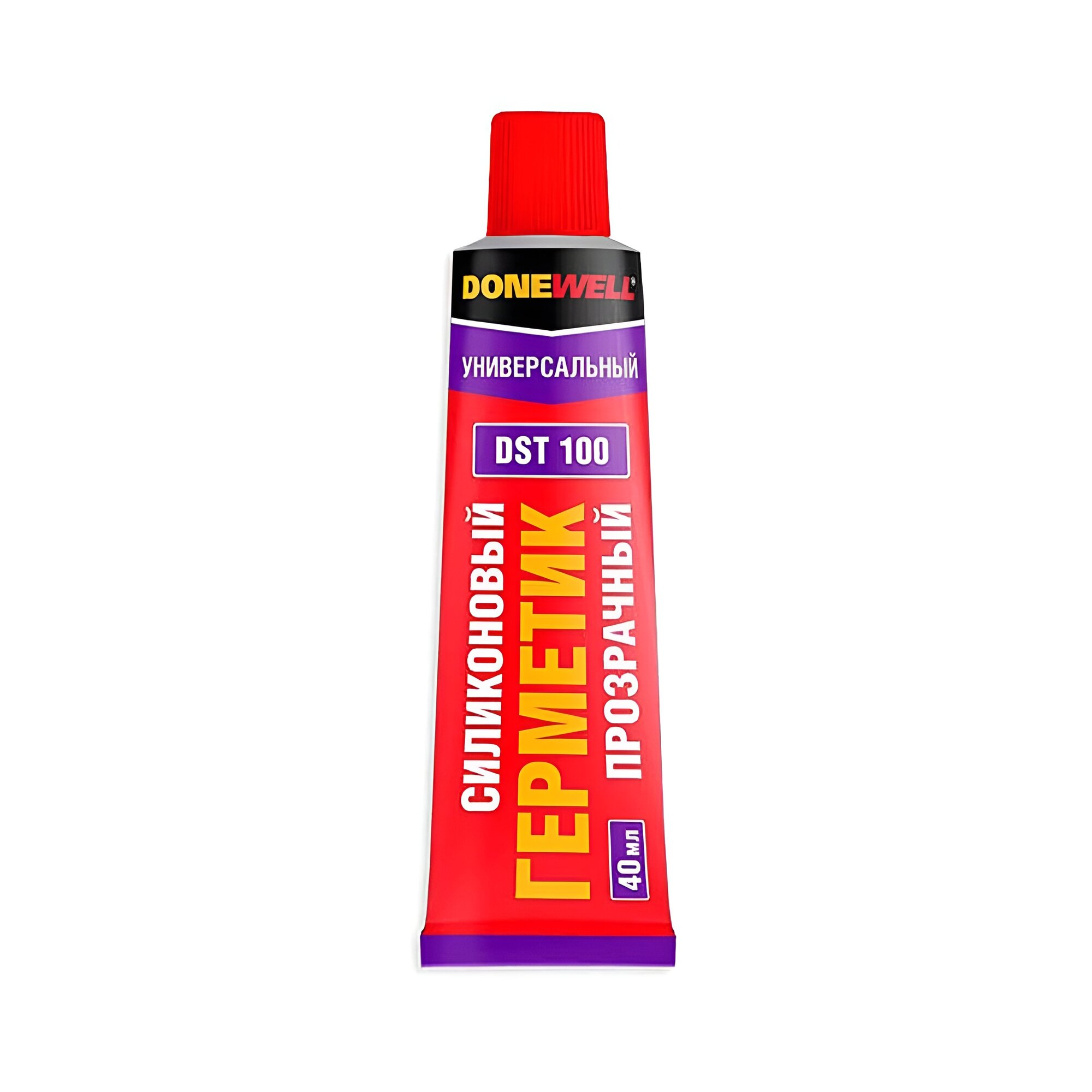 Герметик силиконовый универсальный Donewell DST 100, 40 мл, прозрачный