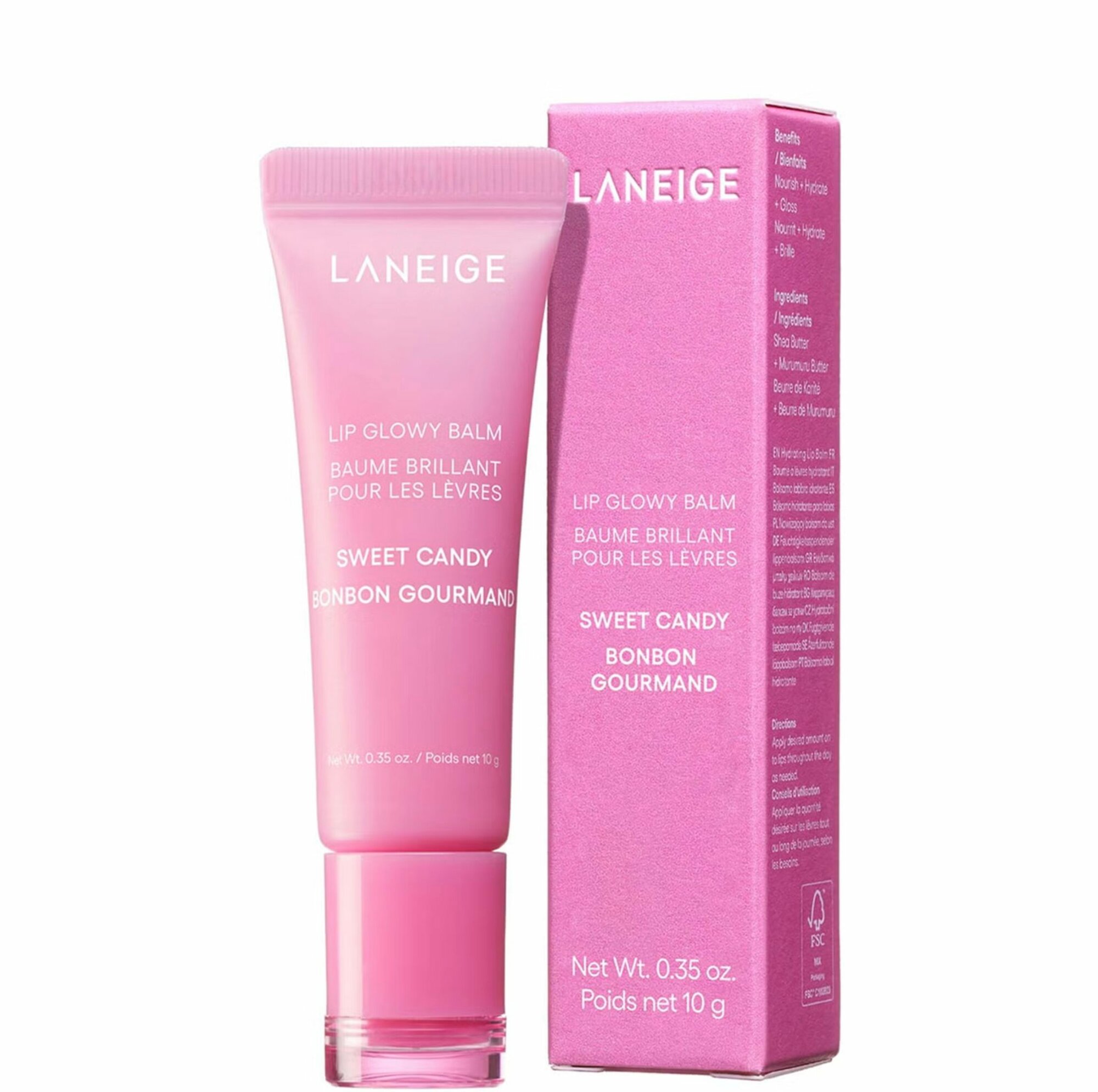 LANEIGE Блестящий бальзам для губ Lip Glowy Balm (Sweet Candy) 10 г