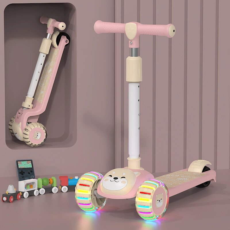 Детский 3-в-1 самокат | Трансформер (беговел/самокат) | Складной