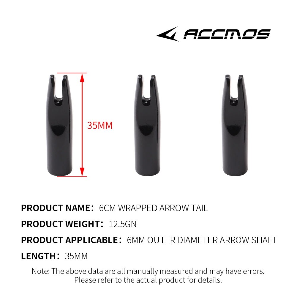 Стрелы для лука 50 шт, стекловолоконные, 6/7/8 мм black 6mm K3