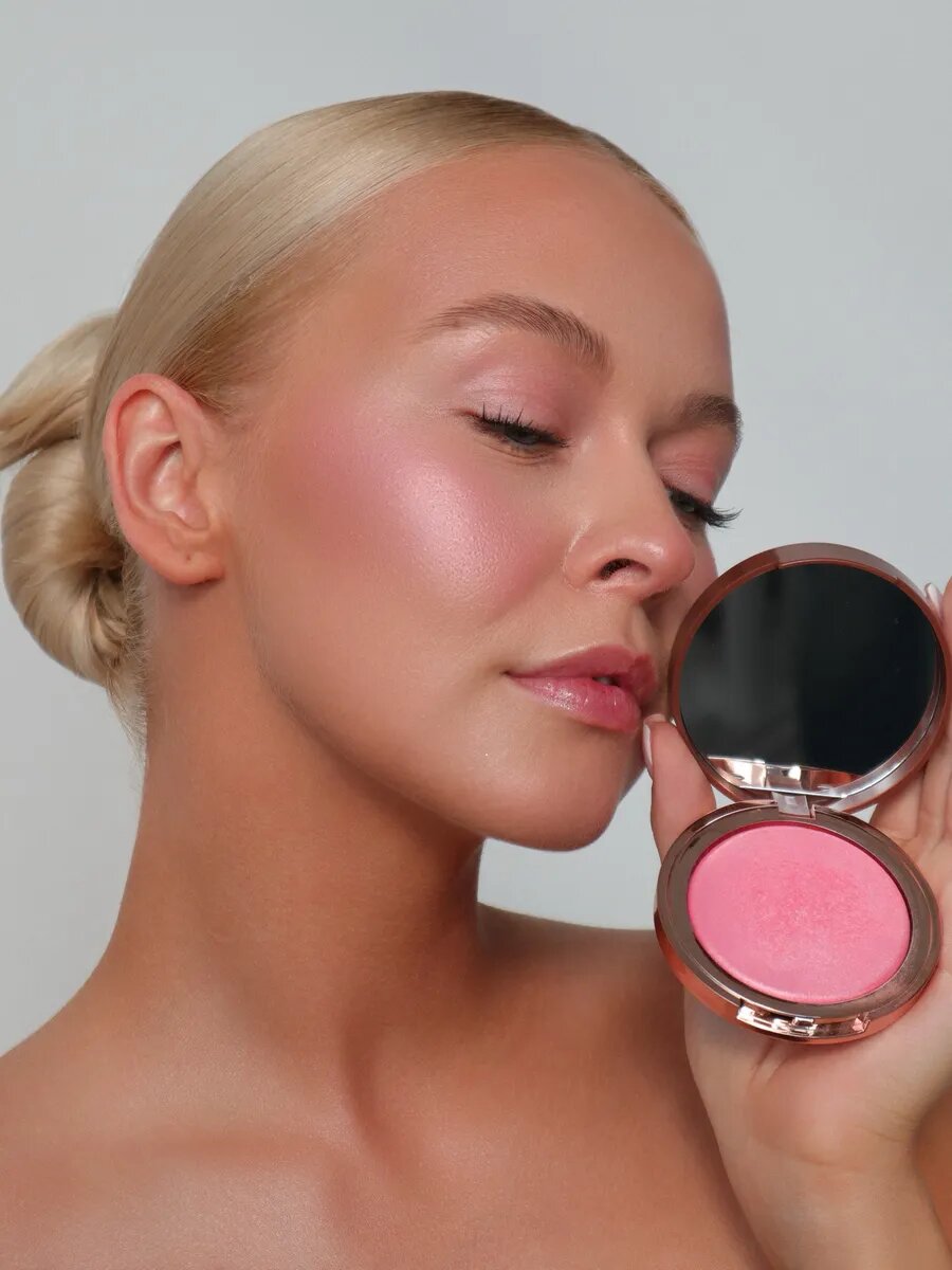 Румяна для лица сухие запеченные 01 rosy blossom