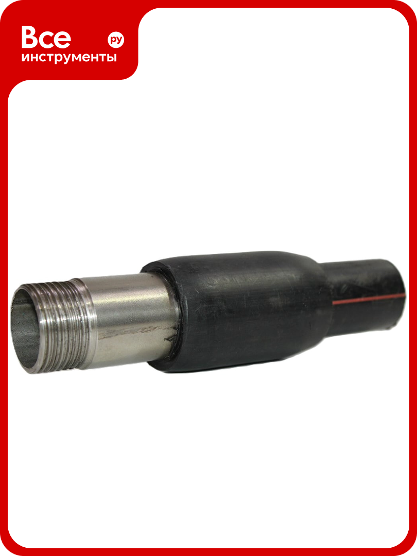 Переход Флексапайп +, ООО ПЭ/нерж НР 32/1" (pe-rt) УТ0051208, из нержавеющей стали, 50 л