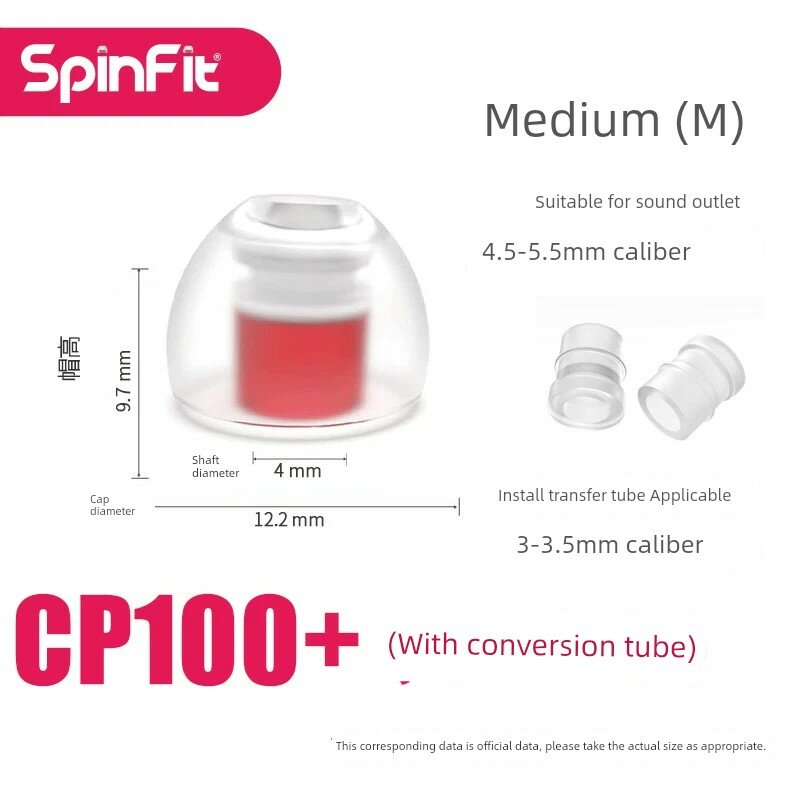 Силиконовые вкладыши SpinFit для наушников AirPods, беспроводные, CP360/100+145/800/W1, круглые, с улучшенным звуком