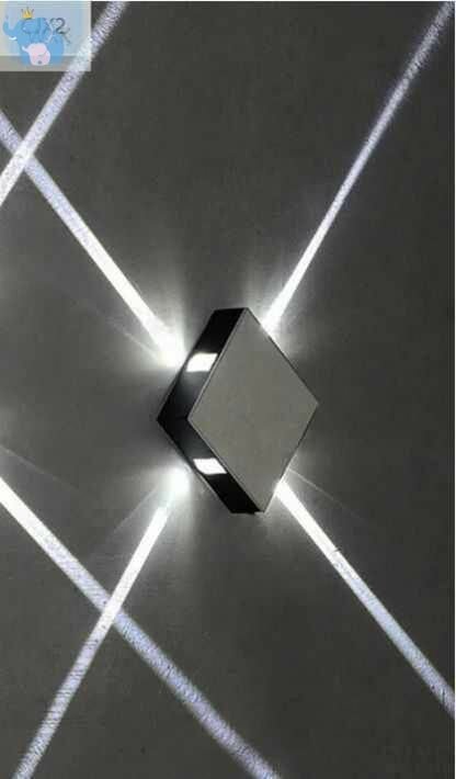 Настенный декоративный энергосберегающий LED светильник КВАДРАТWXK-CJX2