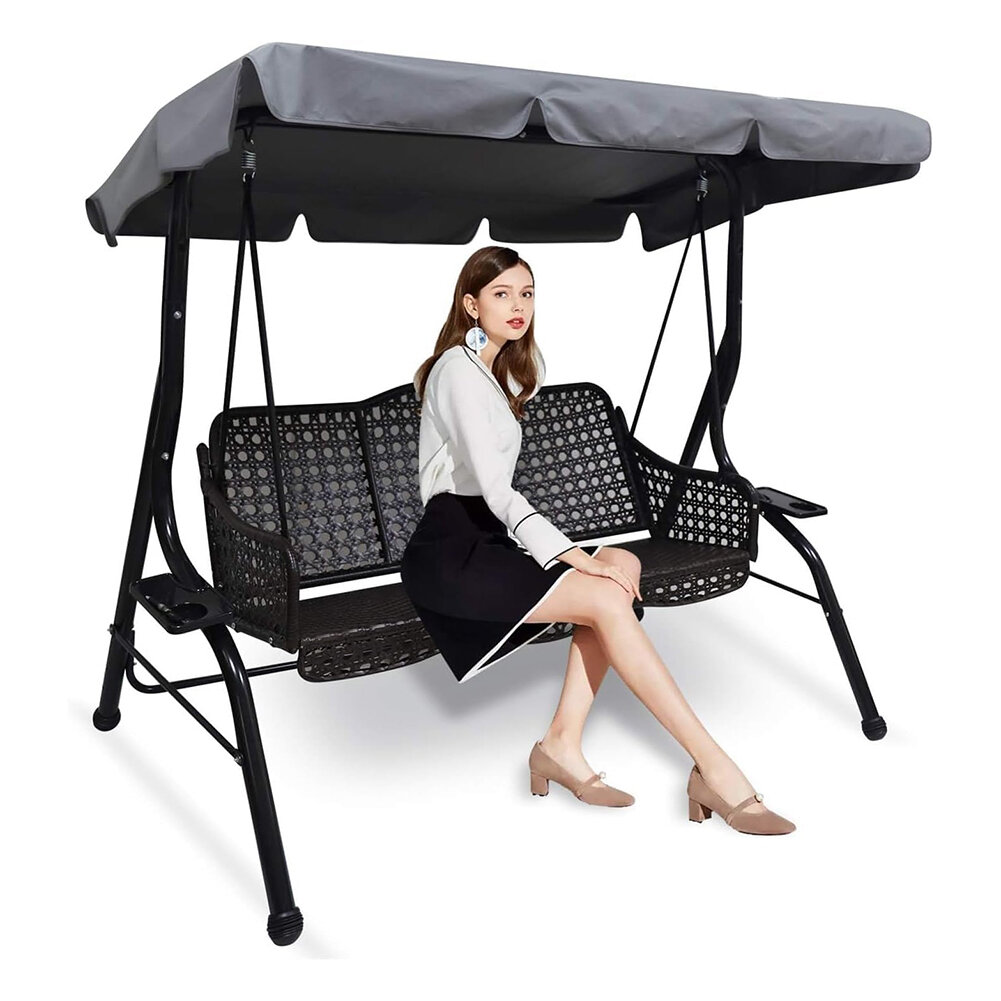 Тент для уличного качельного кресла на террасу, водонепроницаемый, УФ-защита, 195 125 см