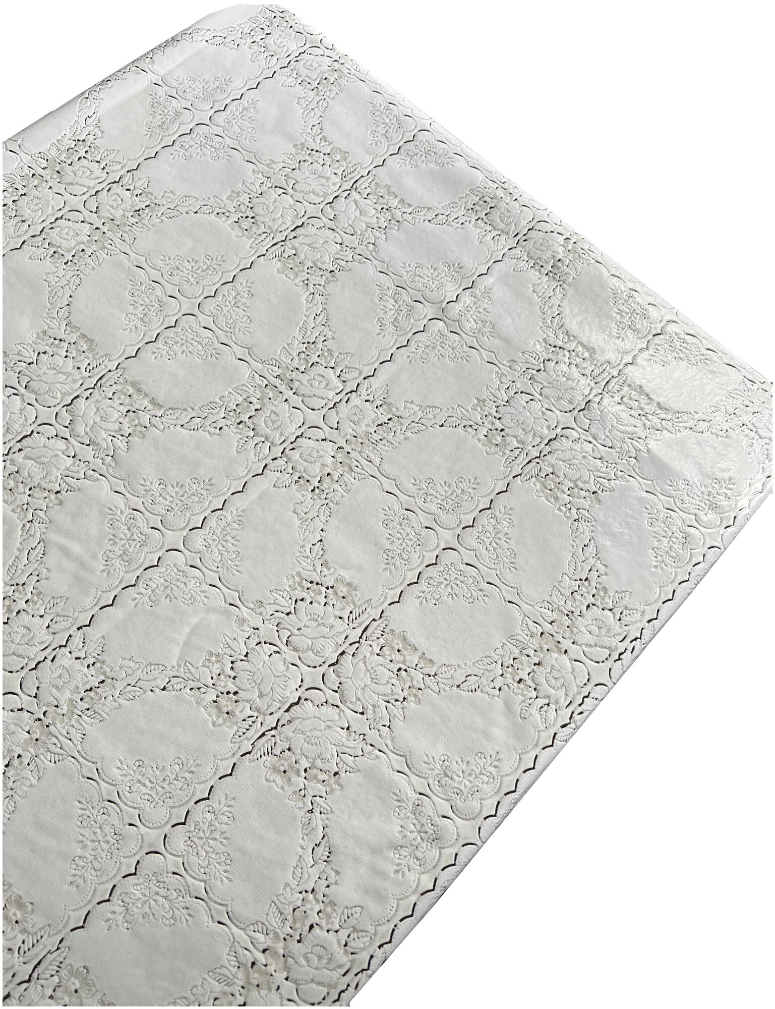 Клеенка Mega Lace ML-019D, ПВХ, водоотталкивающая, 110 см x 135 см