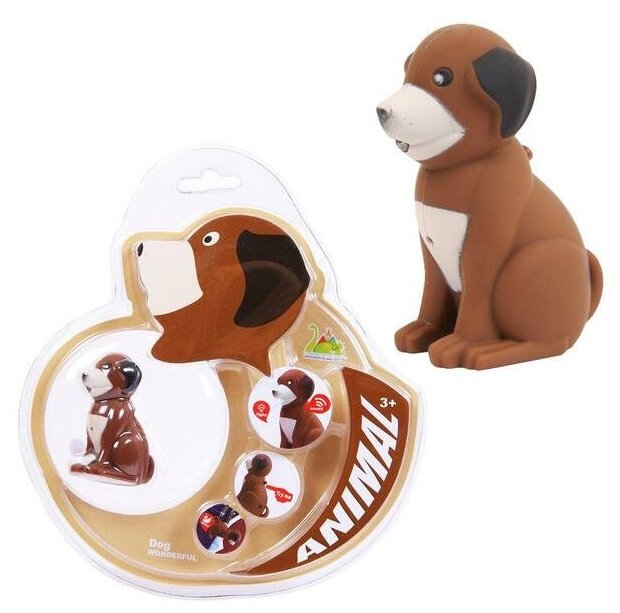 Фигурка животного. Собачка, световые и звуковые эффекты