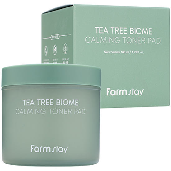 Успокаивающие подушечки для лица Farmstay с экстрактом чайного дерева, 70шт