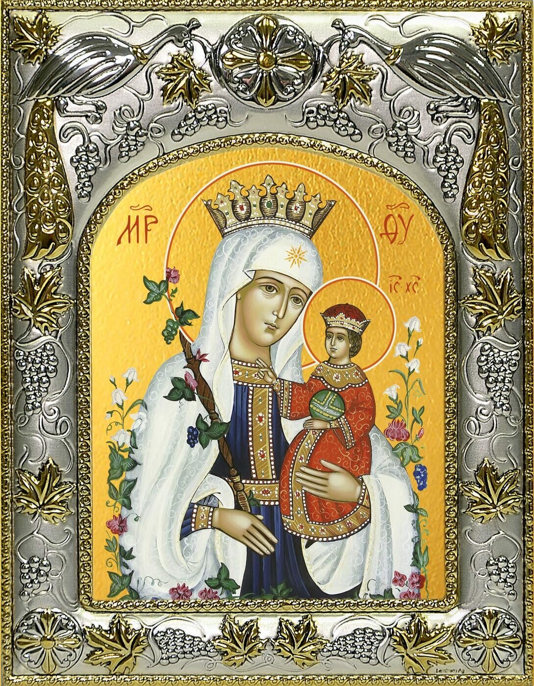 Икона Неувядаемый Цвет икона Божией Матери