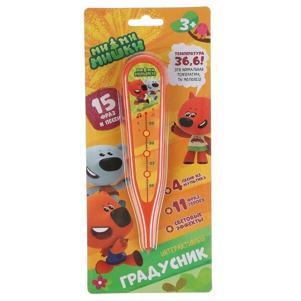 Музыкальный градусник Мимимишки на блистере (русс. уп.) Умка в кор.96шт