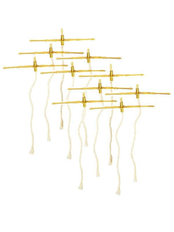 Фитиль вощеный с поплавком для лампад 10 штук