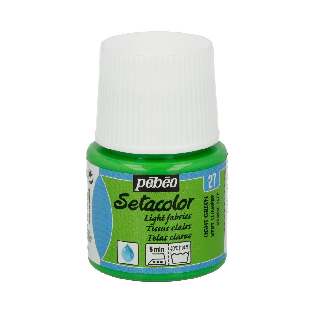 Краска Pebeo для светлых тканей, Setacolor, 45 мл, светло-зеленый