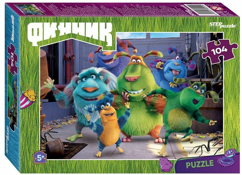 Детский пазл "Финник", игра-головоломка паззл для детей, Step Puzzle, 104 детали мозаики