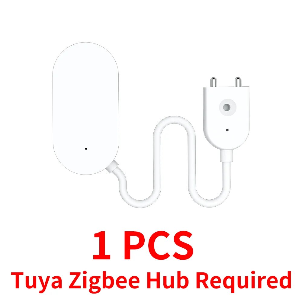 Датчик воды Tuya Zigbee, детектор утечки, датчик утечки, датчик воды, предотвращает утечку воды для умного дома, var SmartLife