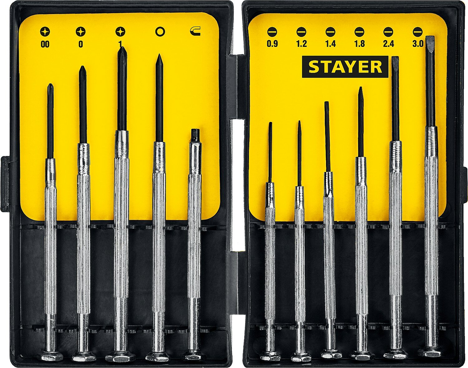 Набор отверток для точных работ STAYER 11пред 2560-H11_z02