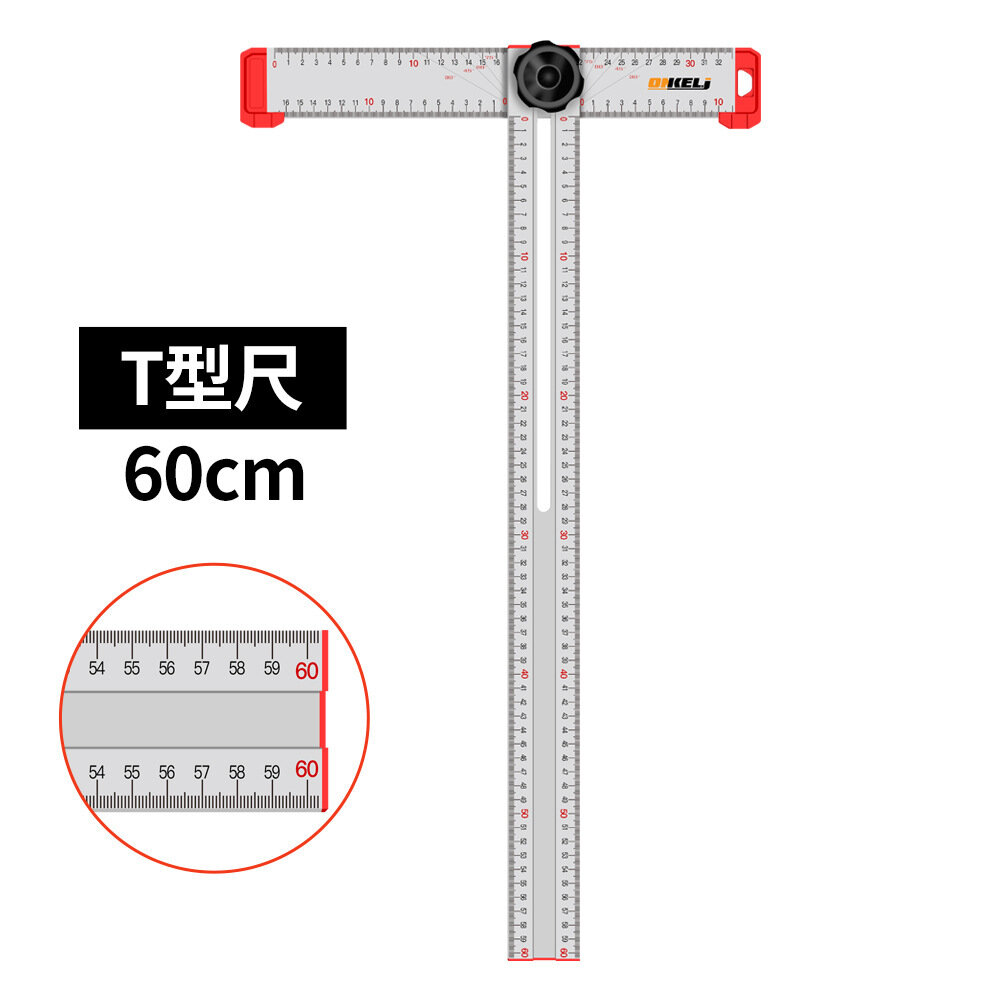 Уголок для столярных работ, высокоточный Т-образный регулируемый угольник, многофункциональный алюминиевый угольник, маркировочный угольник, транспортир