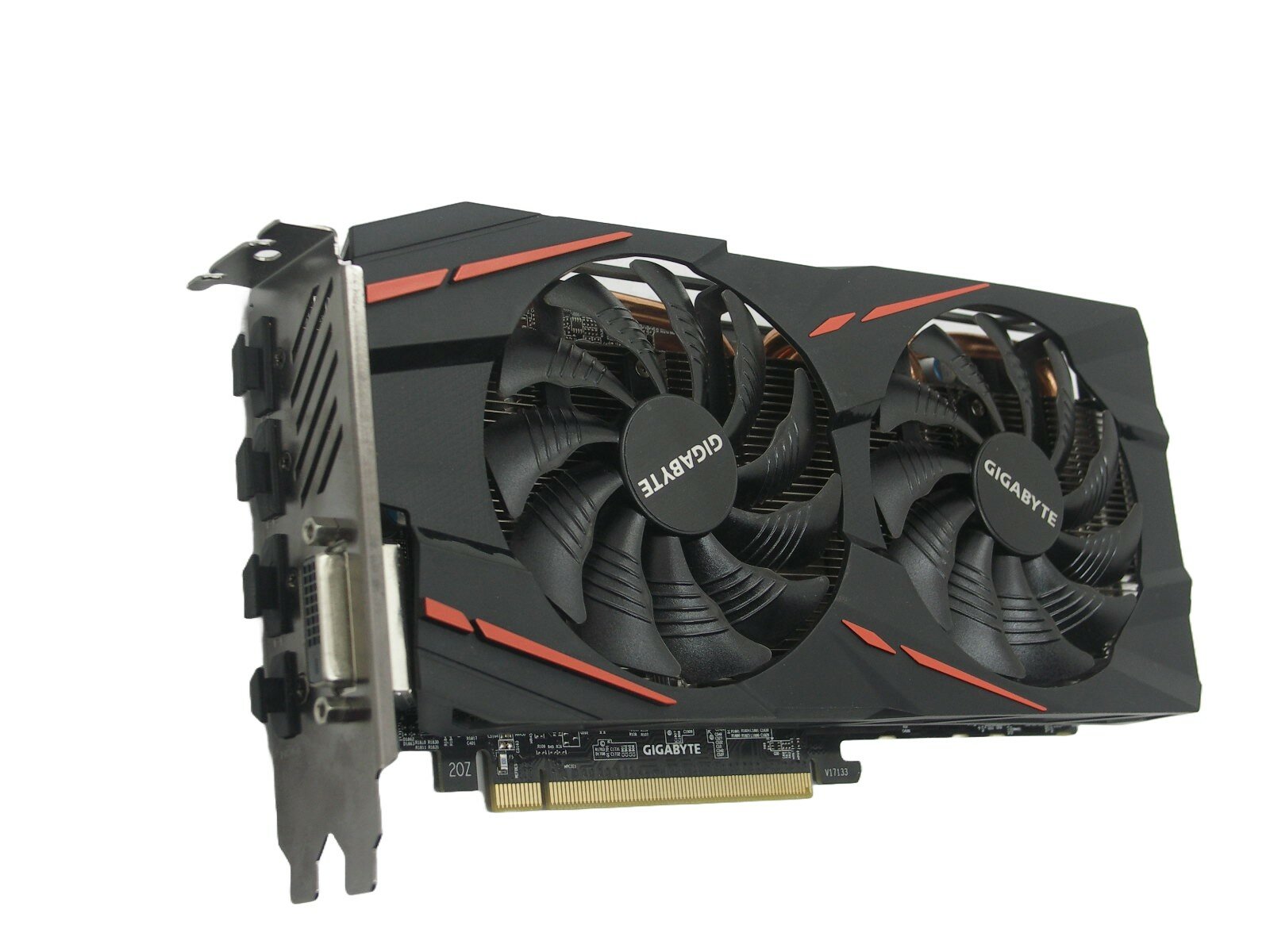 Видеокарта 8Gb Radeon RX580, GIGABYTE GV-RX580GAMING 8GD-MI, PCI-E