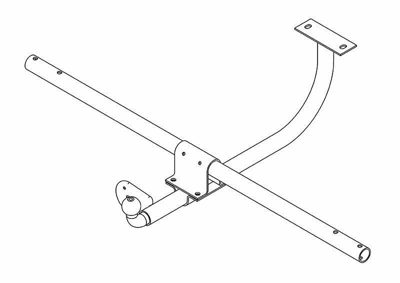 Фаркоп AvtoS для ВАЗ 2121,21213 с универсальной электрикой и сертификатом в комплекте, арт.(VAZ-21+electr)