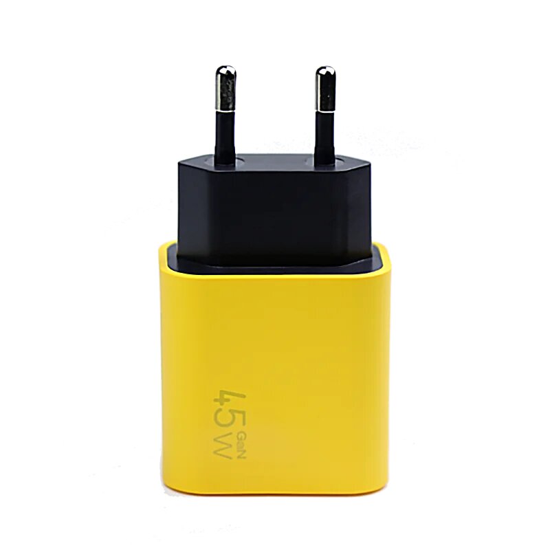 Зарядное устройство GaN 45W EU45W-GaN-yellow