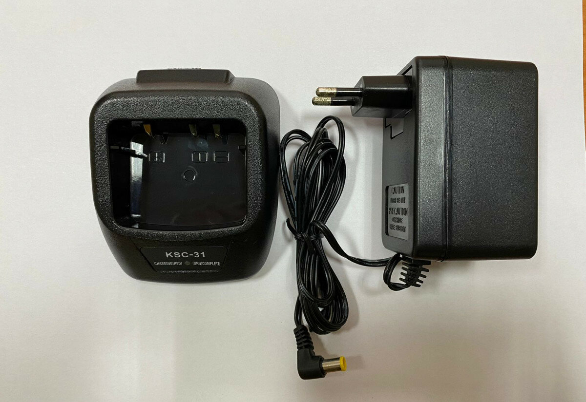 Зарядное устройство KSC-31 для раций Kenwood TK-2206/TK-3206/TK-2306/TK-3306/TK-2212/TK-3212/TK-2302/TK-3302/TK-2307/TK-3307