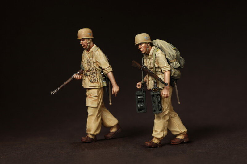 3611SOGA Fallschirmjager- Brigade Ramcke. El Alamein, August 1942.