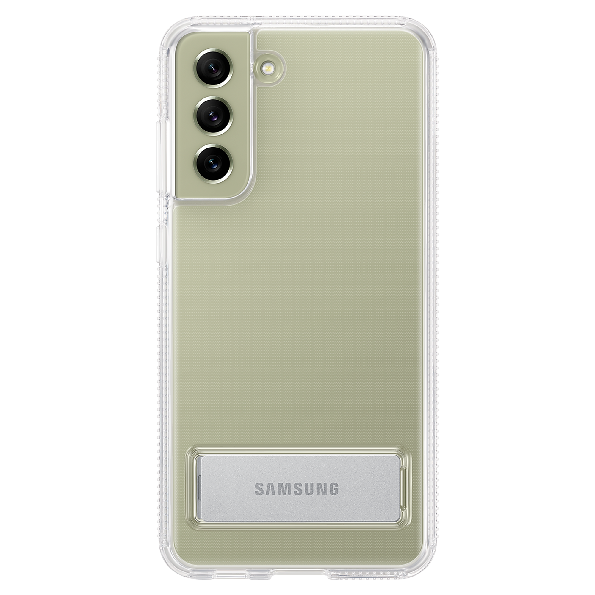Чехол Samsung Galaxy S21 FE Clear Standing Cover Transparent EF-JG990CTEGCN