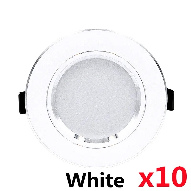 Светодиодный потолочный светильник White, 5W, Cold White